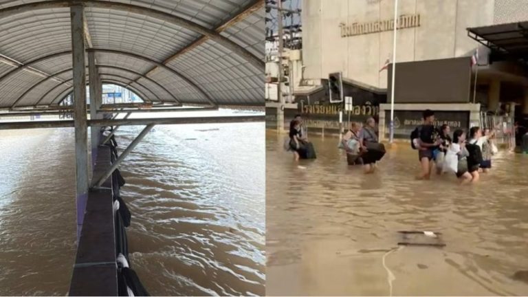 洪水中趴栏杆硬撑5小时 华裔一家十口死里逃生 | 红点网 RedDot News